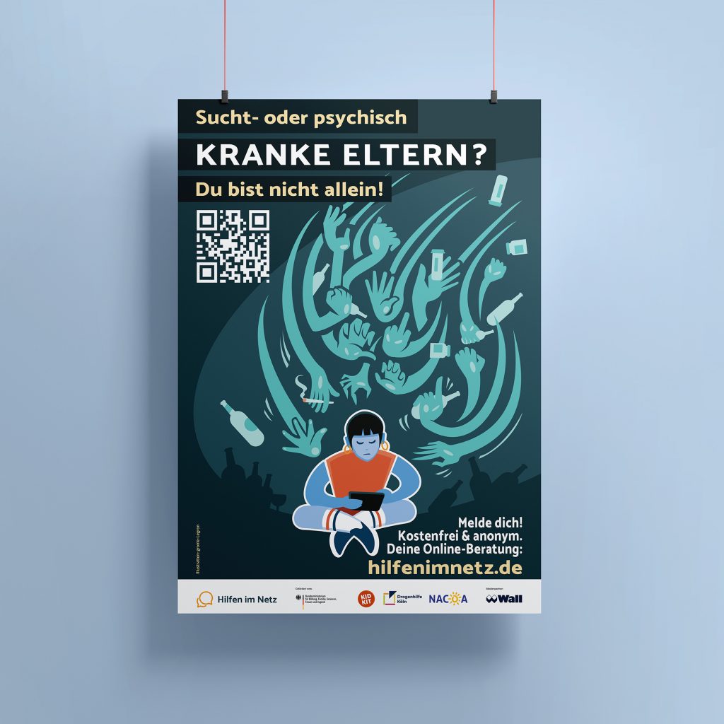 Hilfen im Netz -Illustrationen